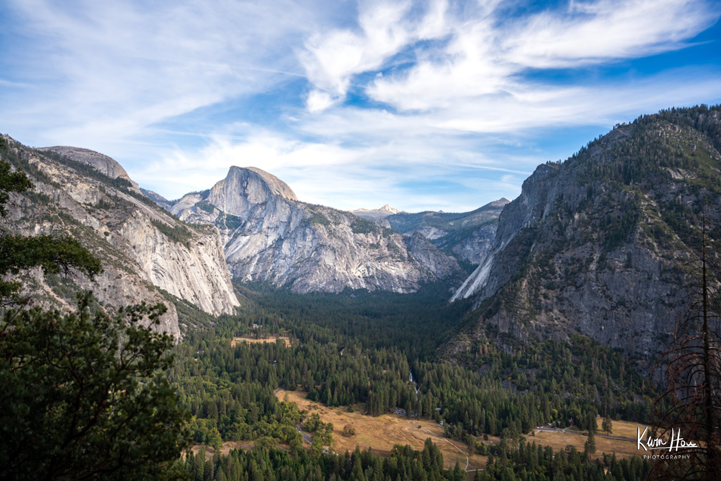 Half Dome from Yosemite Falls | Kevin Hou Photography